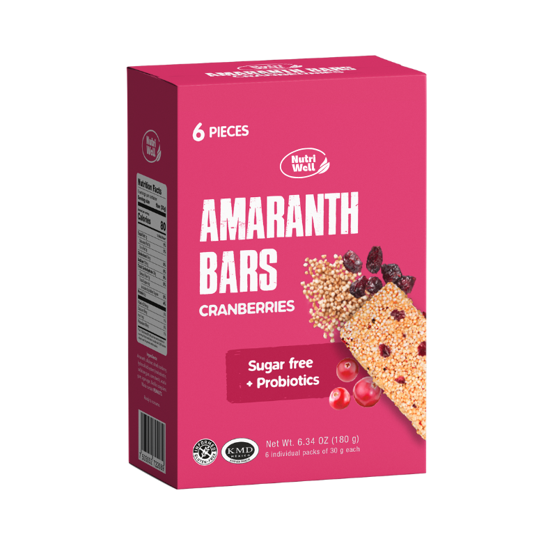 Amaranth bars + probiotics – Nutriwell